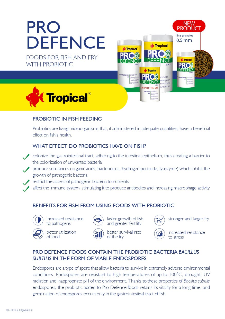 TROPICAL Pro Defence Micro | Aquarium Fish Food | Aqua House