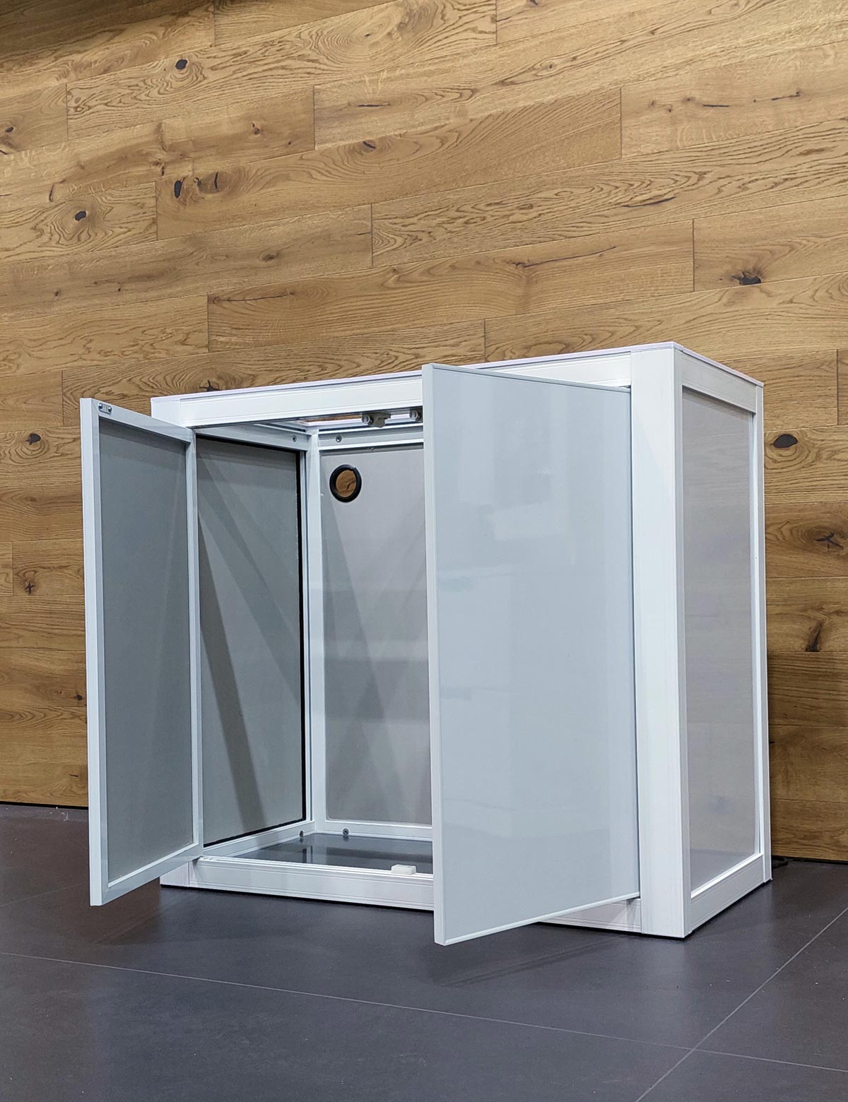 VIV Aluminium Aquarium Stand 90x45x80 White (Flat Doors) – Aqua House